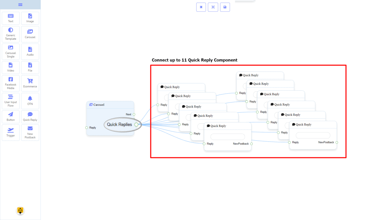 Messenger Bot - Visual Flow Builder