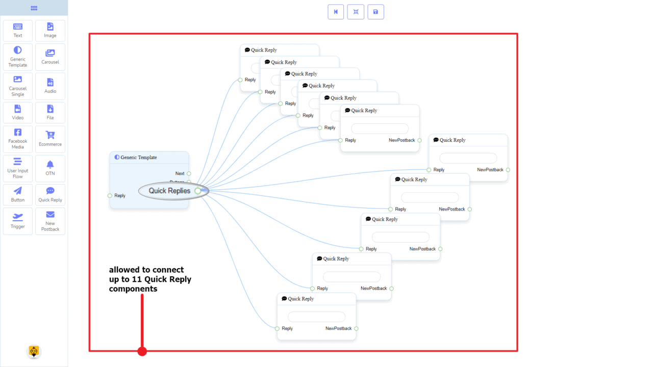 Messenger Bot - Visual Flow Builder